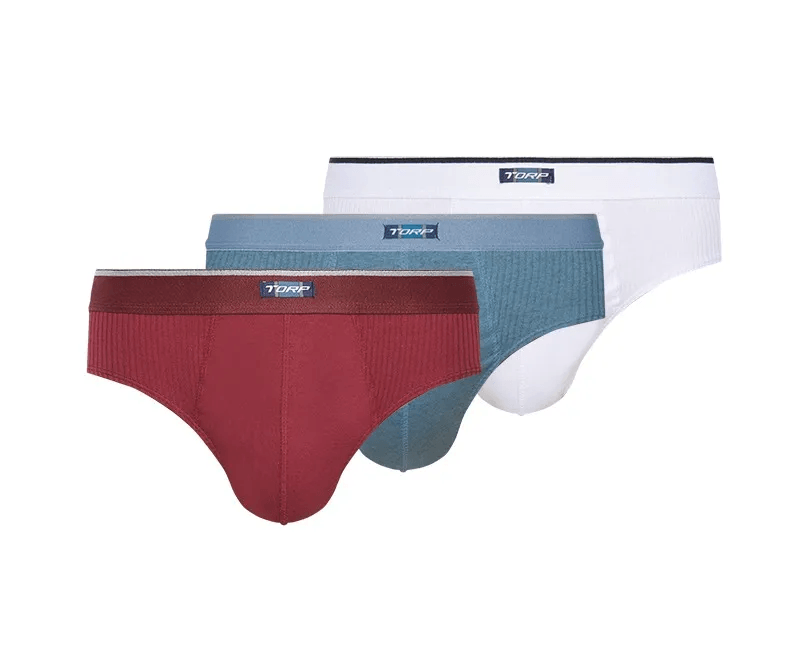 Cueca Torp Slip em Algodão 7008 Kit C/3 - Mega São José