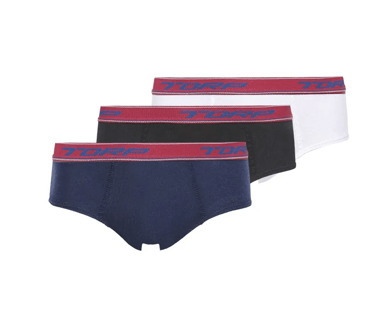 Cueca Torp Infantil Slip em Algodão 7205 Kit C/3 - Mega São José